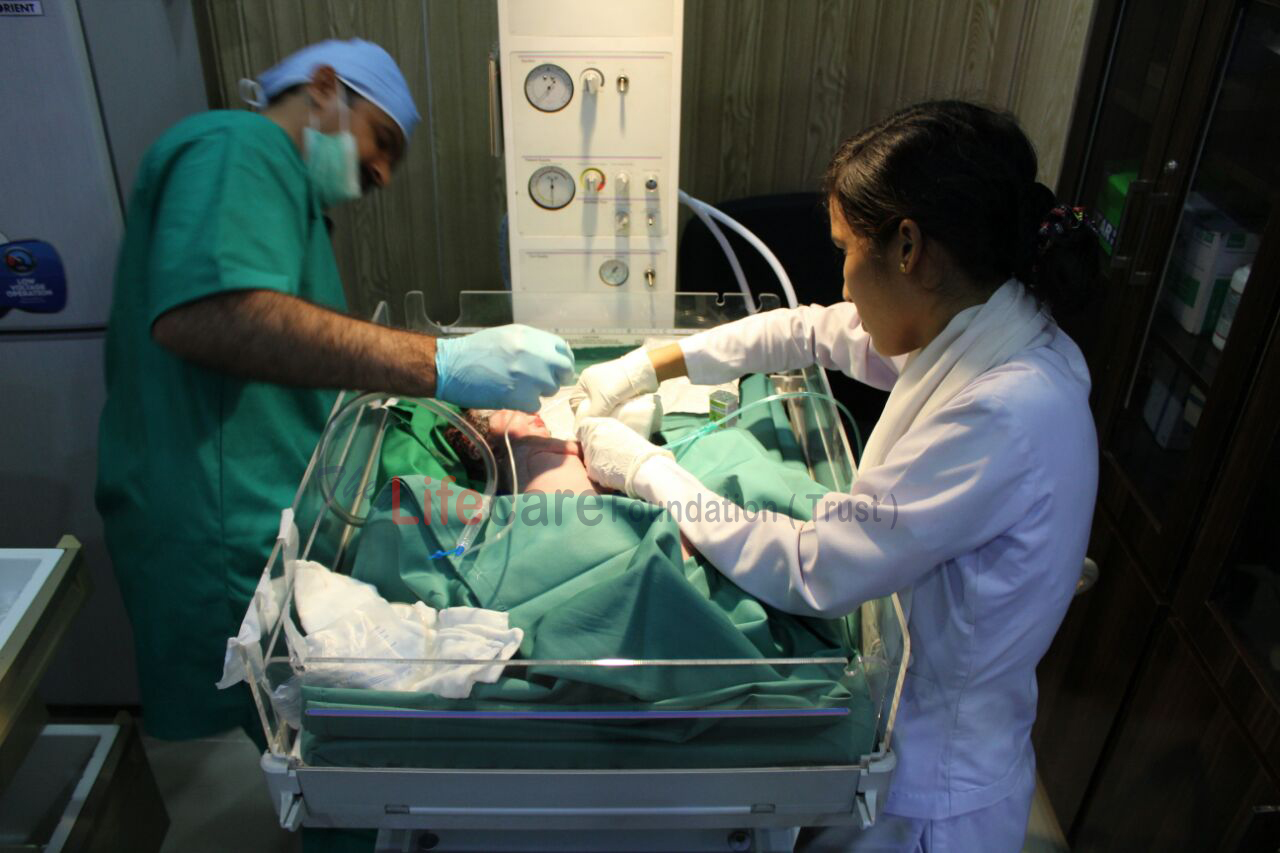 Serving the Patient in Gynae Department - Life Hospital